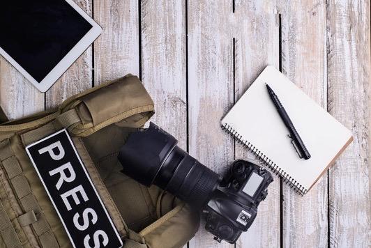 Body Armor Vest Protection For Journalists, News Reporters, Cameramen ...