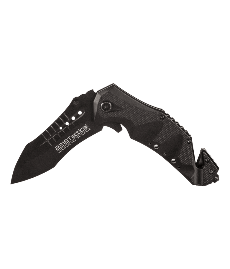 First Responder Knife with Seatbelt Cutter & Window Punch Tool – 221B ...